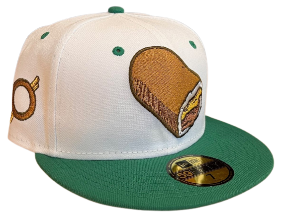 Omaha Storm Chasers 2023 Runzas New Era 5950 White Cap Omaha Storm Chasers 2023 Runzas New Era 5950 White Cap