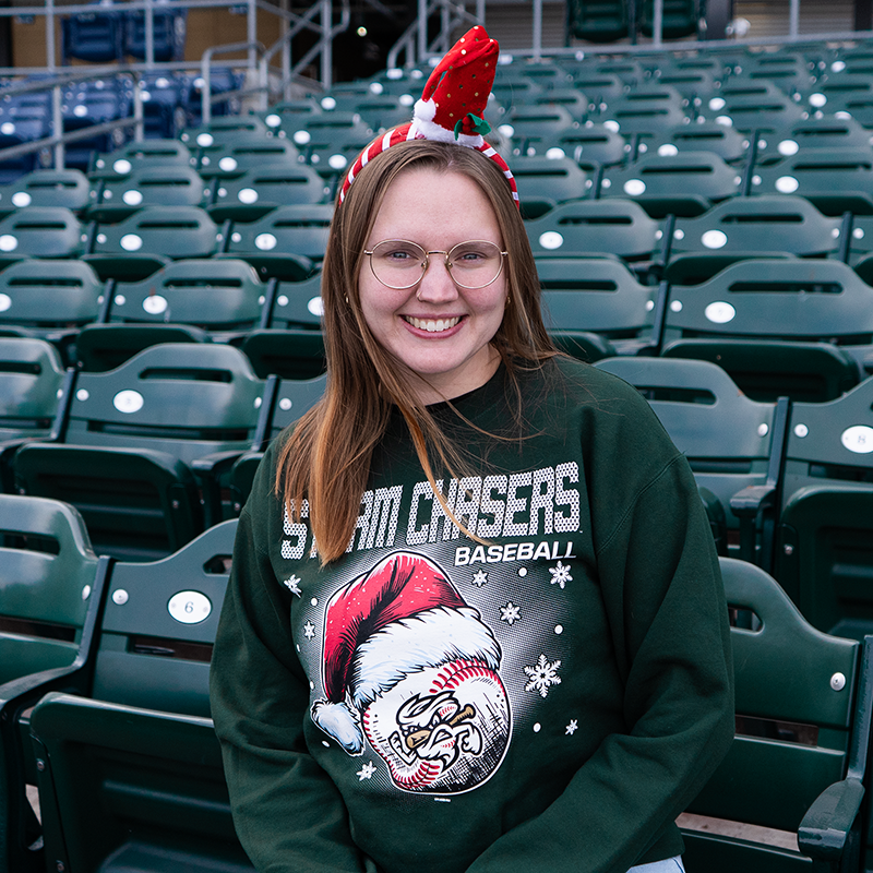 Omaha Storm Chasers Men's Bimm Ridder Forest Green Elves Christmas Swe ...