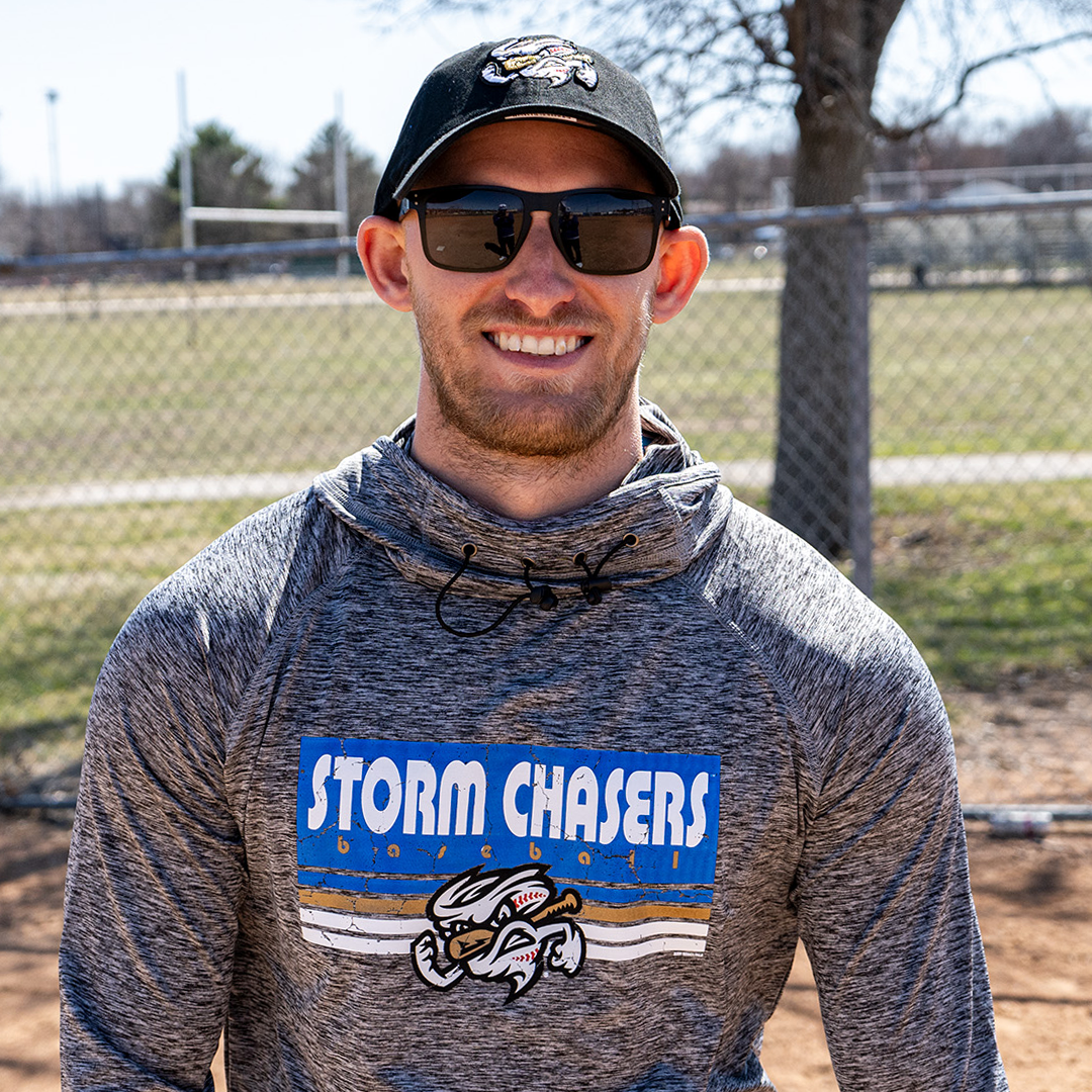 Omaha Storm Chasers Men's Bimm Ridder Grey Ultrawarm Cowl Neck Hood ...
