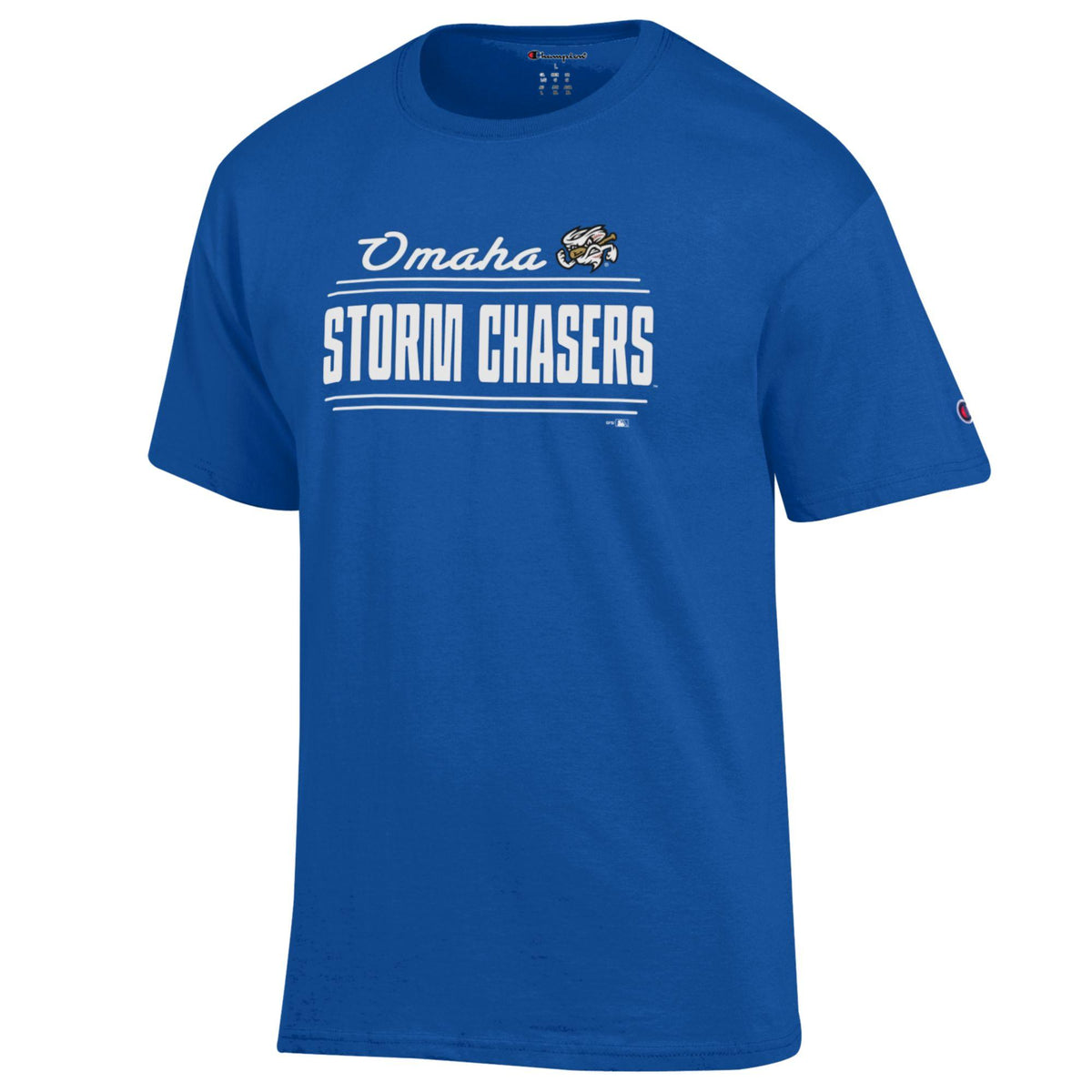 Omaha Storm Chasers Champion Men's Royal Basic Jersey Tee – Omaha Storm ...