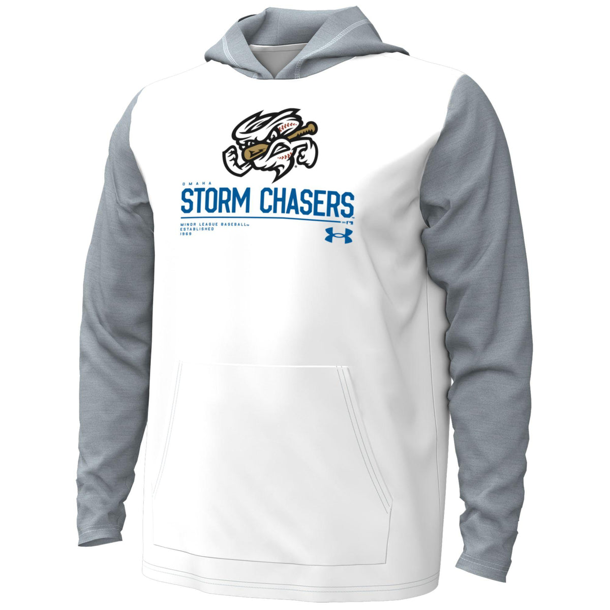 Omaha Storm Chasers Under Armour Men's All Day Lightweight Hoodie ...