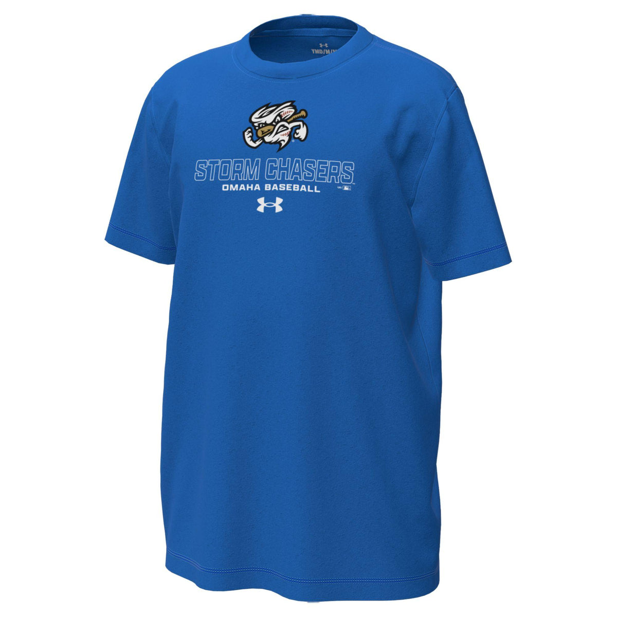 Omaha Storm Chasers Under Armour Youth Royal Tech Stretch Tee – Omaha ...