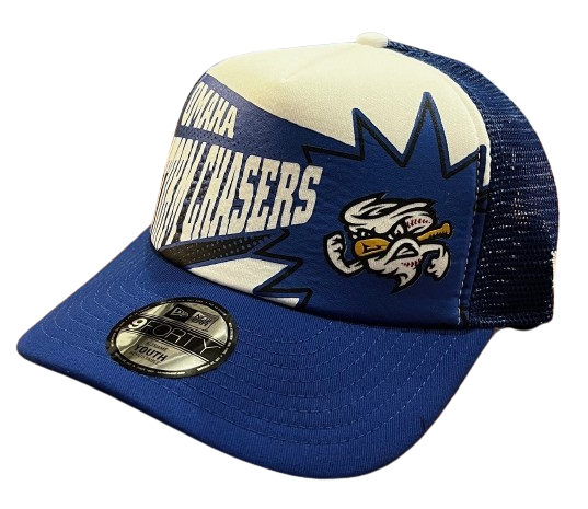 Omaha Storm Chasers Youth New Era 940 Royal/White AF Vortex Cap – Omaha ...
